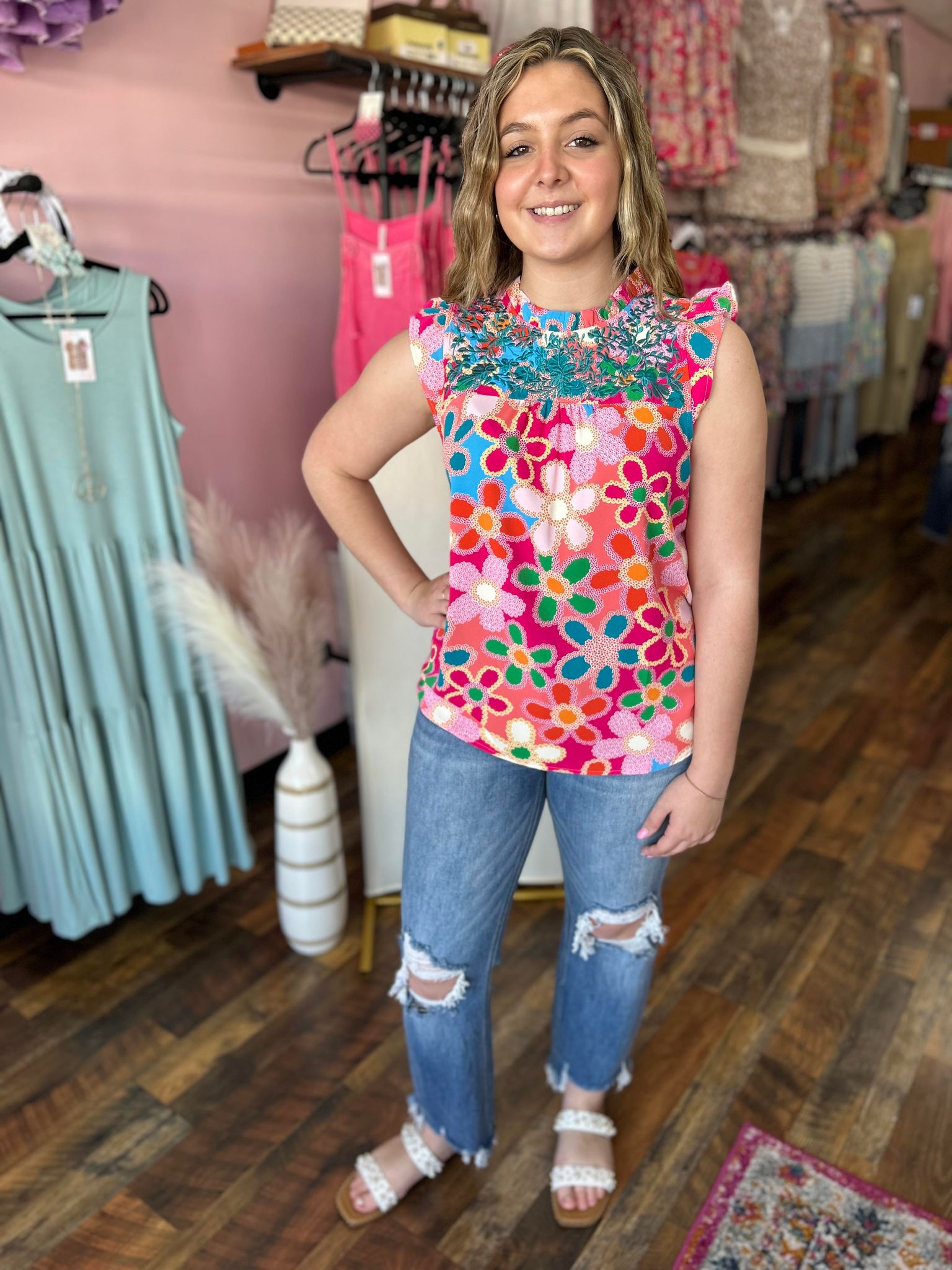 Groovy Flutter Tank – Hadley Kate’s Boutique