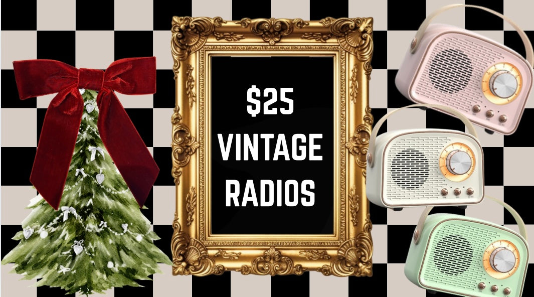 Retro Bluetooth Radios – Hadley Kate’s Boutique